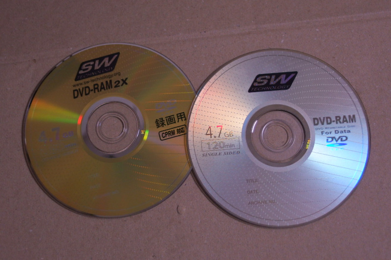 DVD-RAMの物理フォーマットと代替領域、経年劣化 | shattered-blog.com