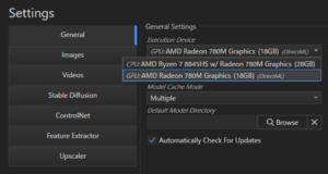 [AMD] Amuse v2.3.15でRyzen AIを使う [NPU/IPU] | shattered-blog.com